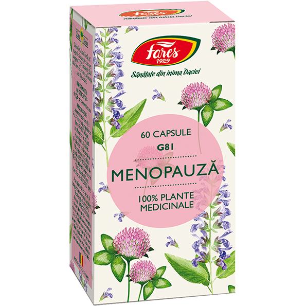 Fares Menopauza, 60 capsule ebio.ro