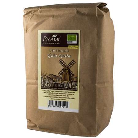 Faina integrala de Grau Spelta Bio Pronat 1 kg ebio.ro