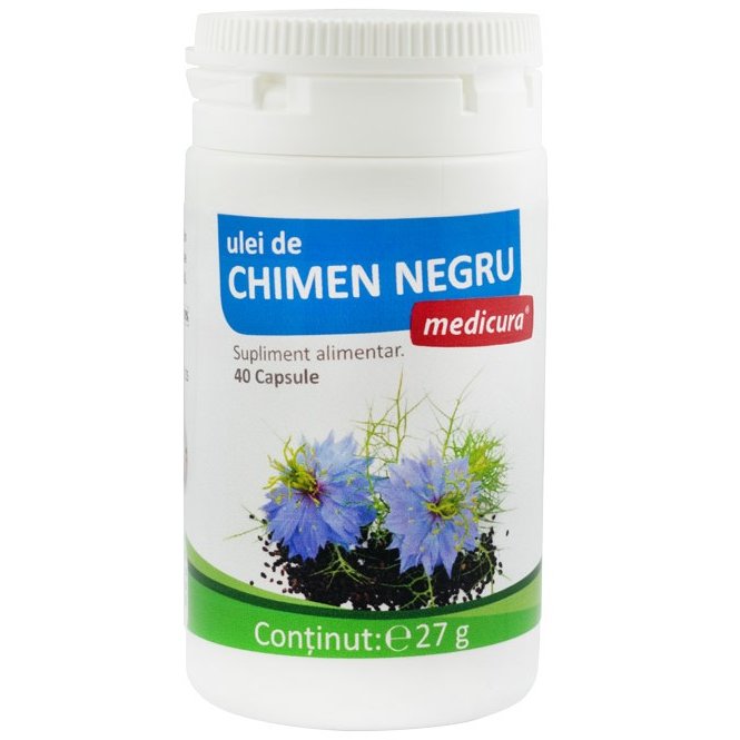 Ulei de chimen negru Medicura 40 capsule ebio.ro