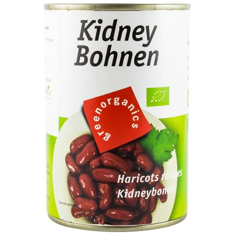 Conserva de fasole rosie Green Organics Bio, 240 grame ebio.ro