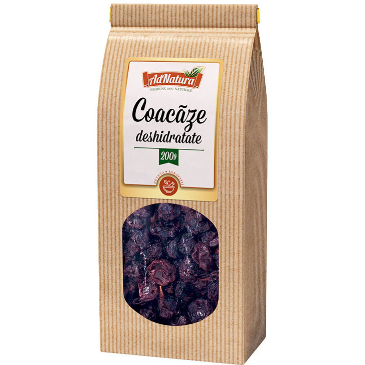 Coacaze Deshidratate AdNatura 200 grame ebio.ro