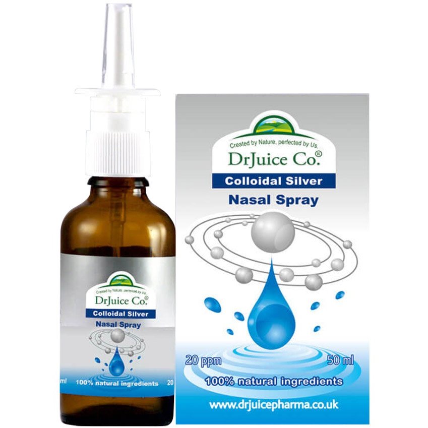 Argint coloidal, spray nazal DrJuice Co 50 ml ebio.ro