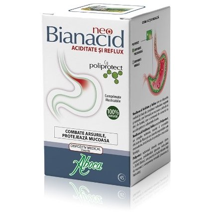 Supliment Alimentar ABOCA NeoBianacid Acid si Reflux 45 Tablete ...