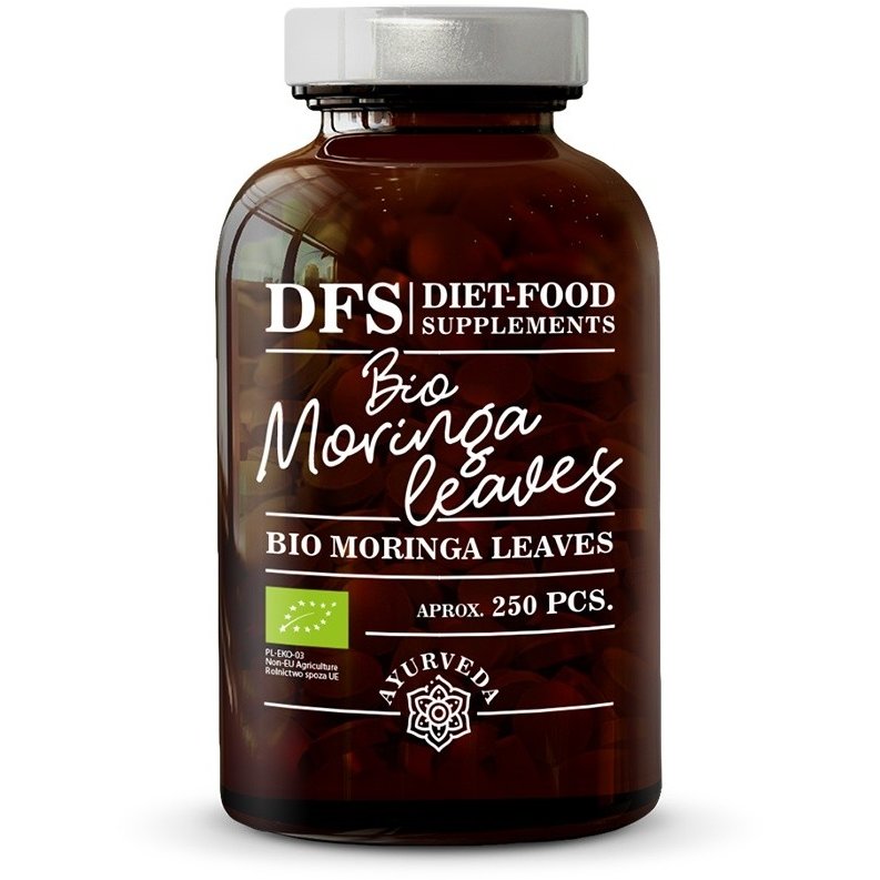Bio Moringa 250 tablete x 500mg Diet-Food -125g ebio.ro