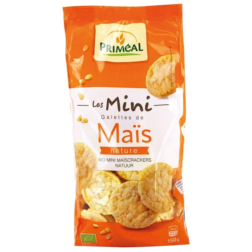 Mini turtite din porumb fara gluten PRIMEAL 150g ebio.ro