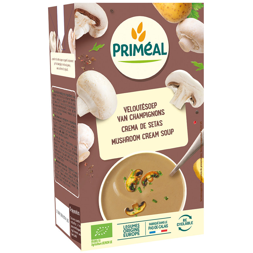 Supa crema cu ciuperci PRIMEAL 1L ebio.ro