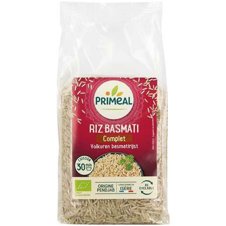 Orez BASMATI bio integral PRIMEAL 500g ebio.ro