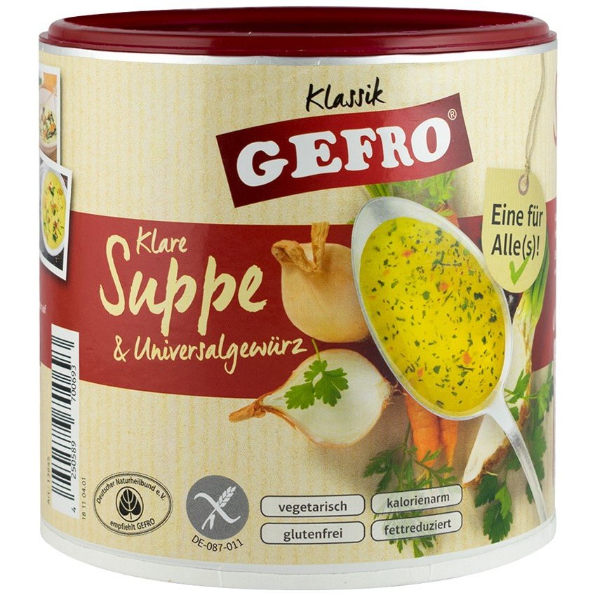 Gefro SUPA DE LEGUME SI CONDIMENT UNIVERSAL, 450G ebio.ro