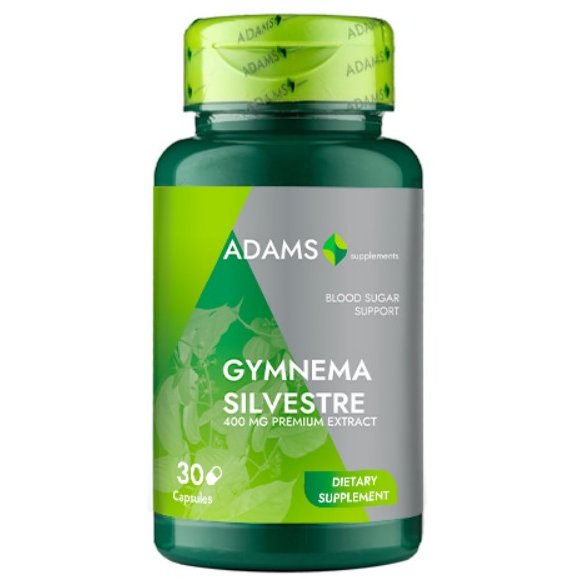 Supliment Alimentar ADAMS VISION Gymnema Sylvestre 400mg 30 Capsule ebio.ro